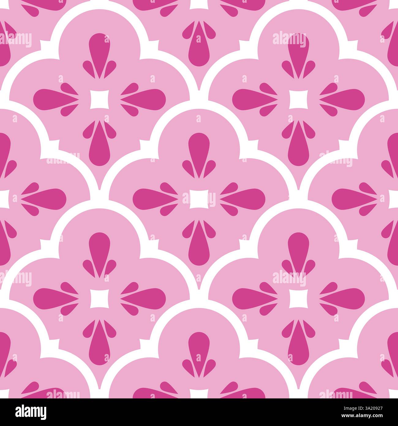 pink flower pattern art seamless Stock Vector Image & Art - Alamy