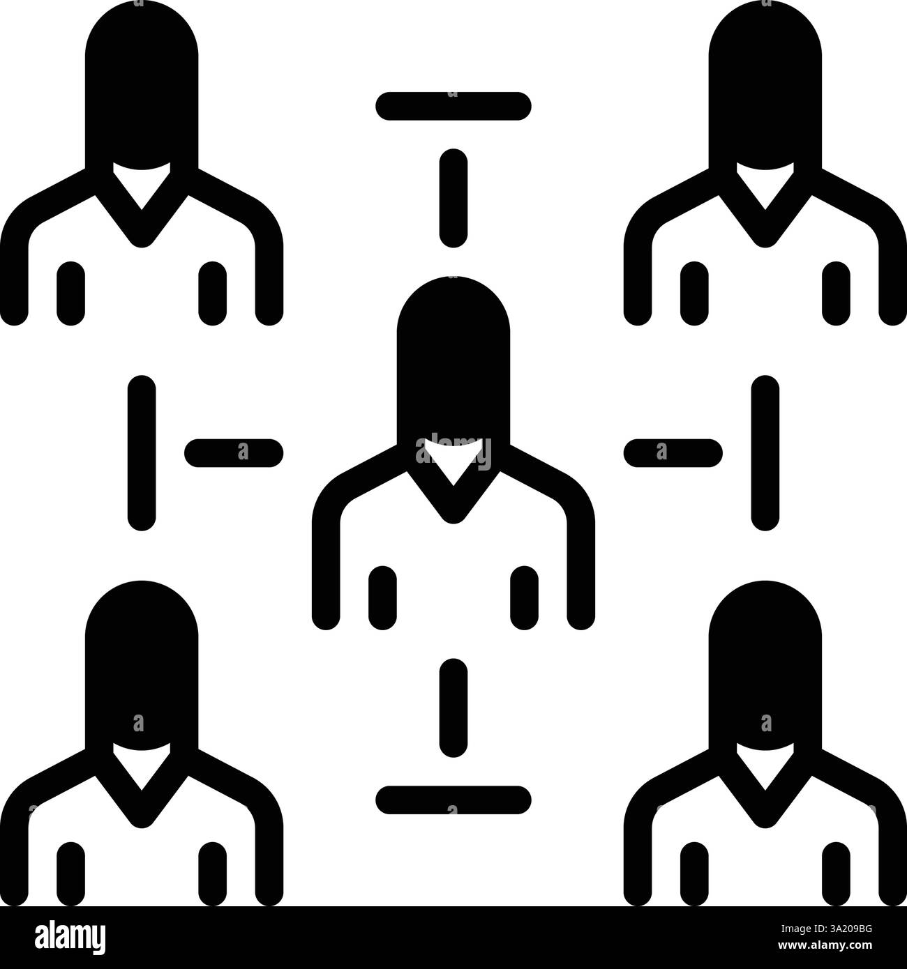 Connect people logo Black and White Stock Photos & Images - Alamy
