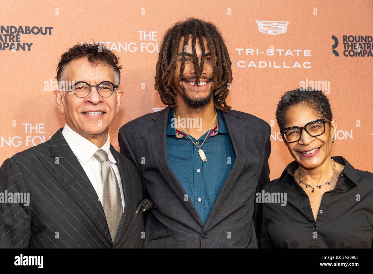 New York, NY, March 10, 2025: Brian Stokes Mitchell, Ellington Stokes ...