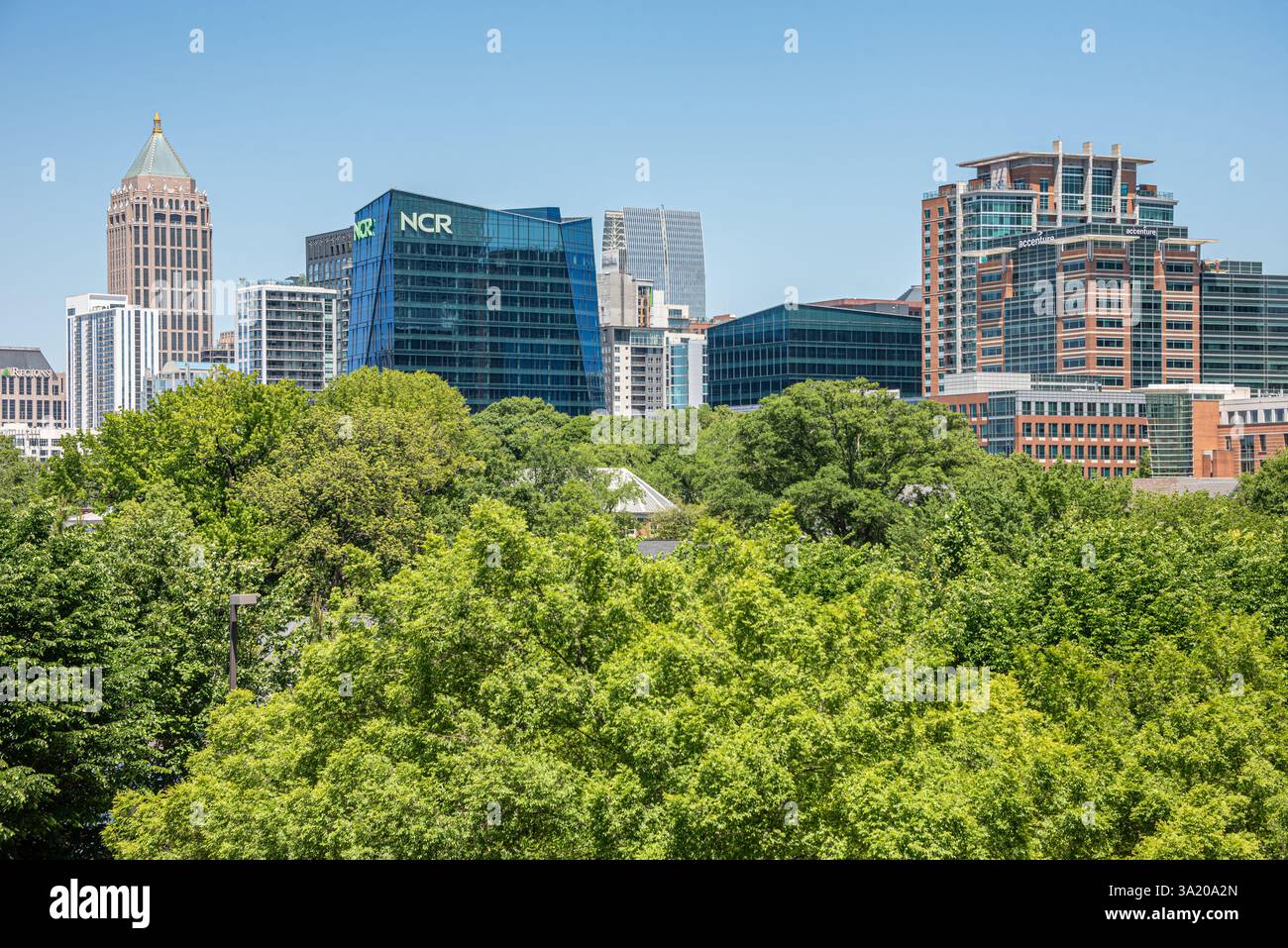 Midtown Atlanta skyline. (USA Stock Photo - Alamy