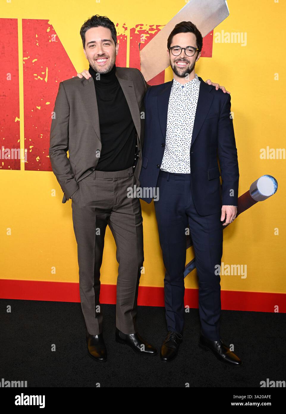 Dan Berk and Robert Olsen arriving to ‘Novocaine’ Los Angeles Premiere ...