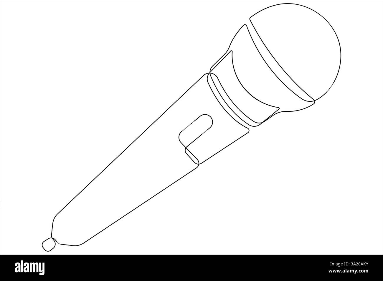 Continuous one line art drawing of music tools vector illustration ...