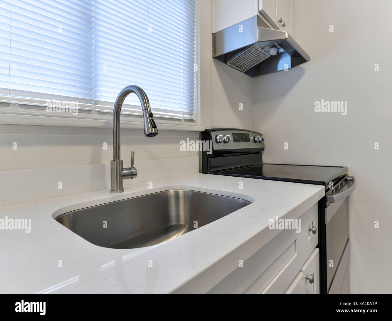 Modern residential kitchen interior Stock Photo - Alamy