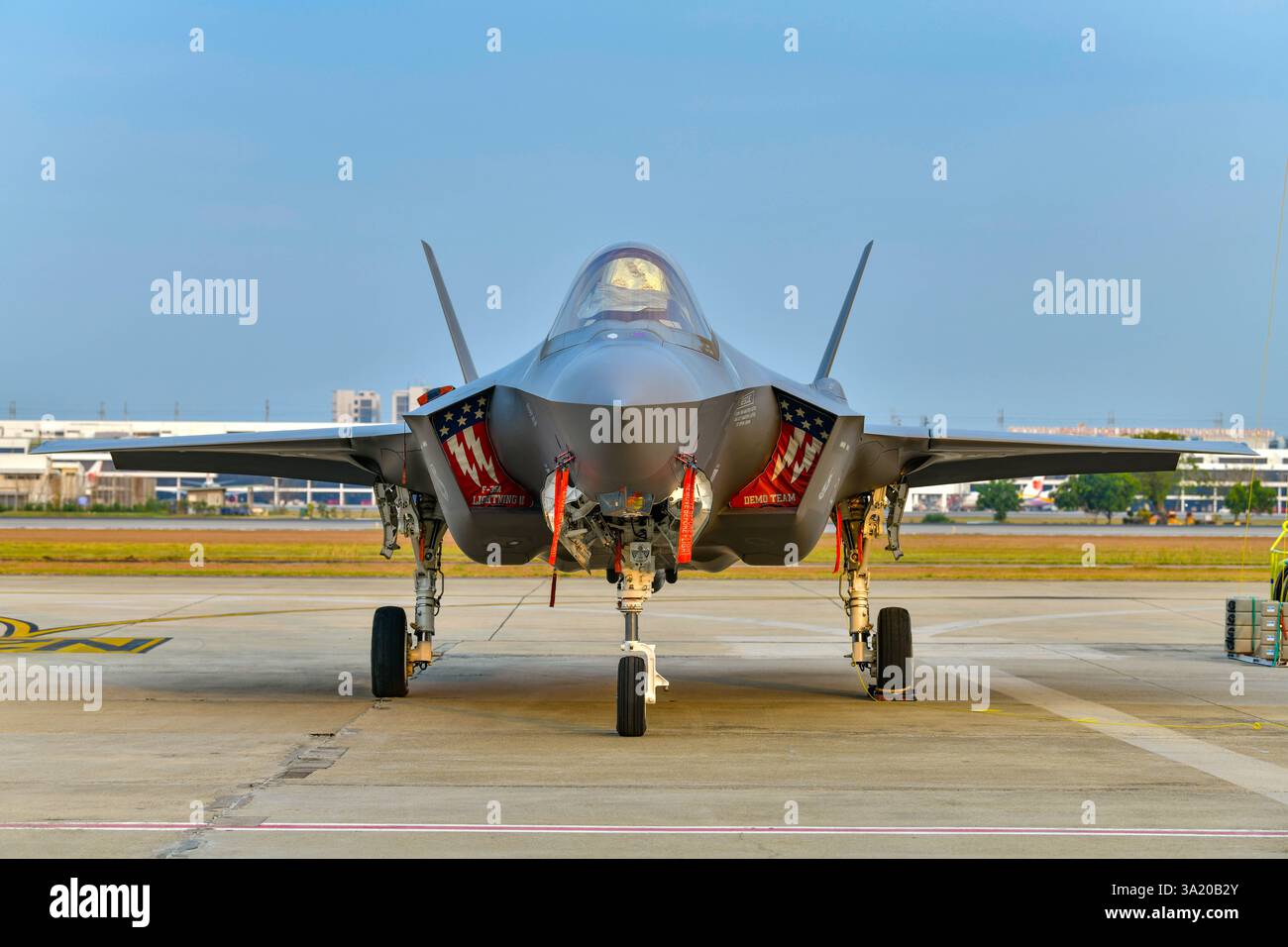 Fighter jet F-35 A on tarmac at Royal Thai Air Force 88th Anniversary ...