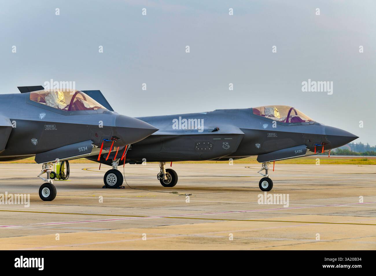 Fighter jet F-35 A on tarmac at Royal Thai Air Force 88th Anniversary ...