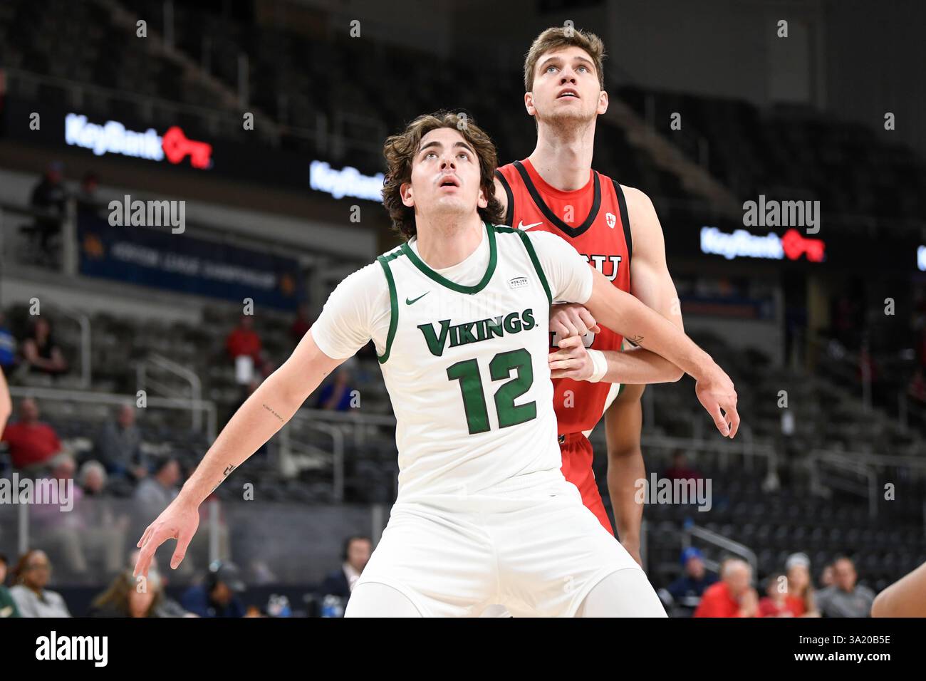 INDIANAPOLIS, IN - MARCH 10: Cleveland State Vikings Forward Dylan ...