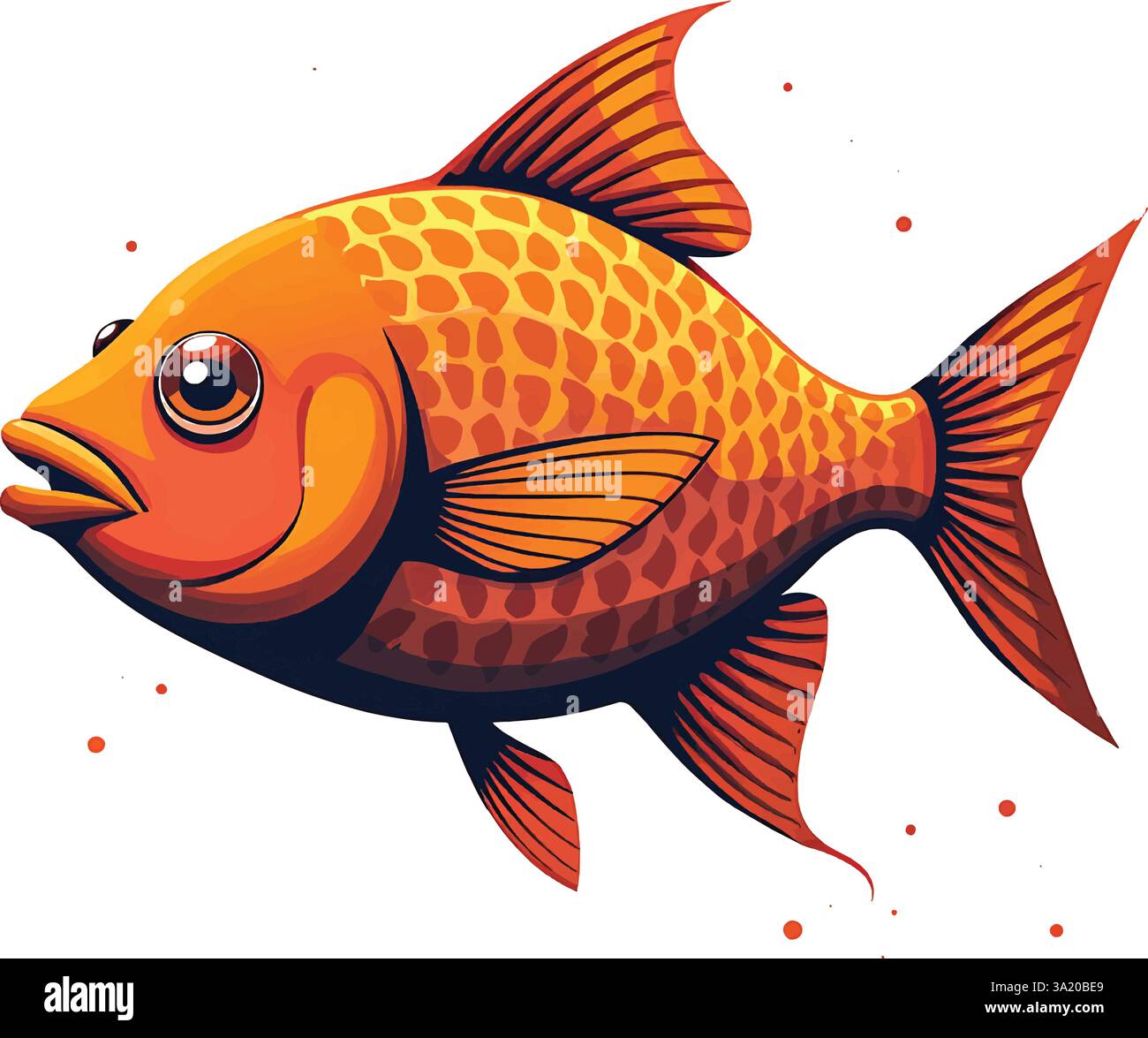 Underwater happy orange fish hi-res stock photography and images - Alamy