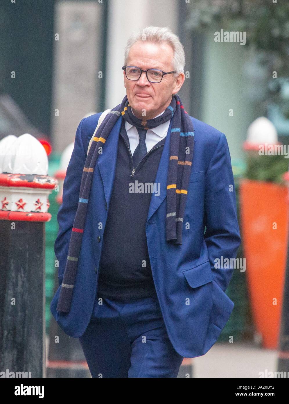 London, England, UK. 10th Mar, 2025. NIGEL HIGGINS, Group Chairman of Barclays, arrives at Rolls ...