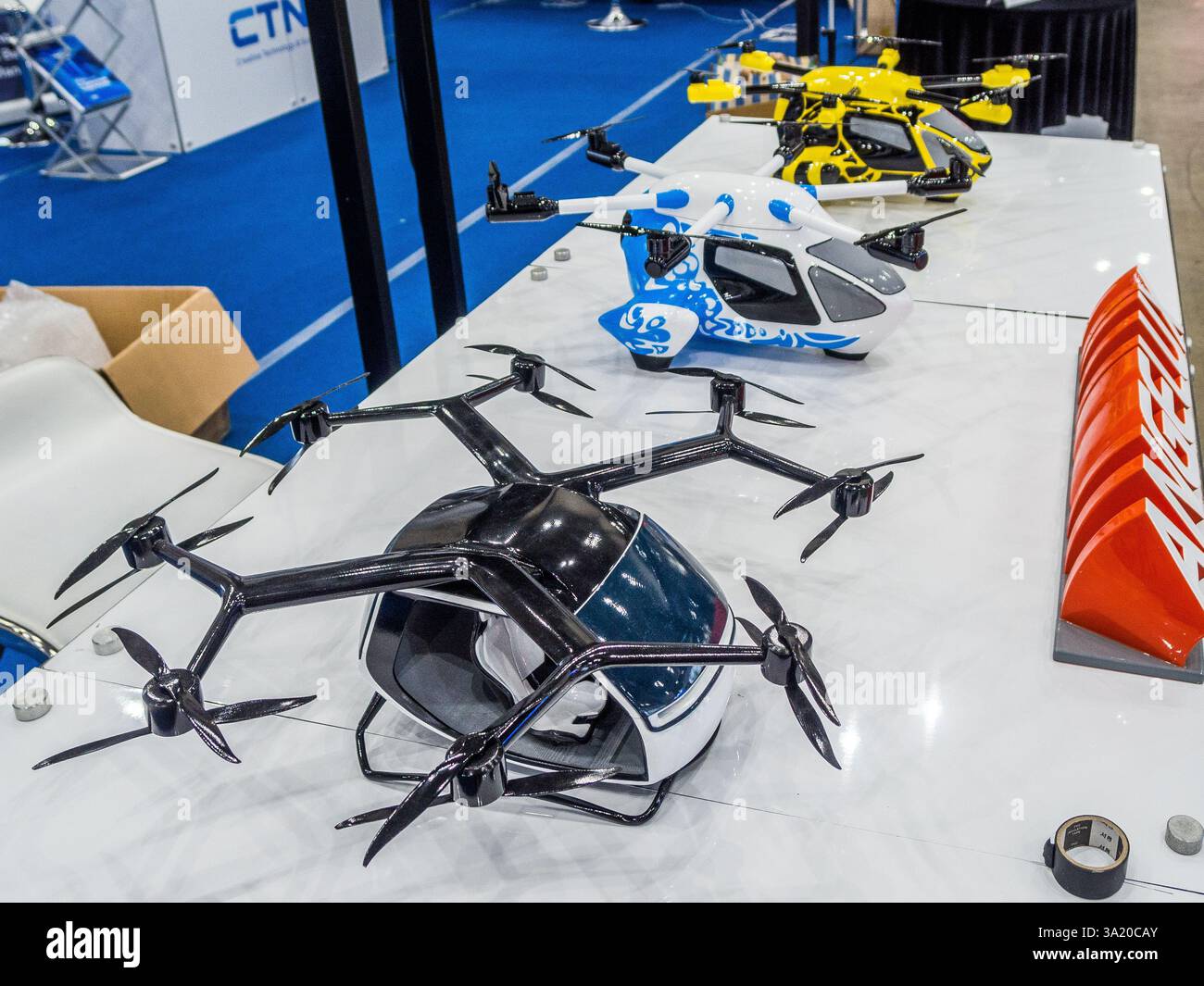 Busan, South Korea - 26. Feb.2025: Angelux eVTOL in DSK (Drone Show ...
