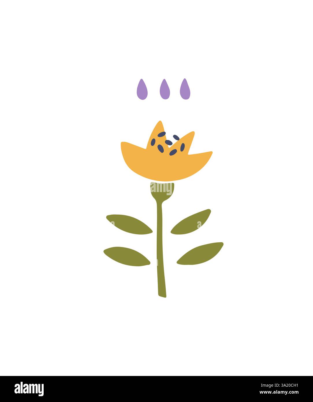 Naive flower hi-res stock photography and images - Alamy