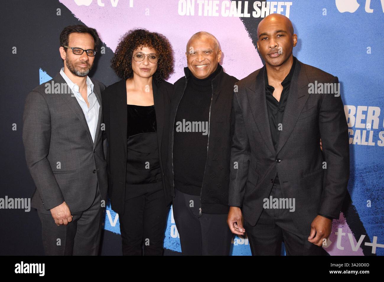 NEW YORK, NY - MARCH 10: Dan Cogan, Shola Lynch, Reginald Hudlin and ...