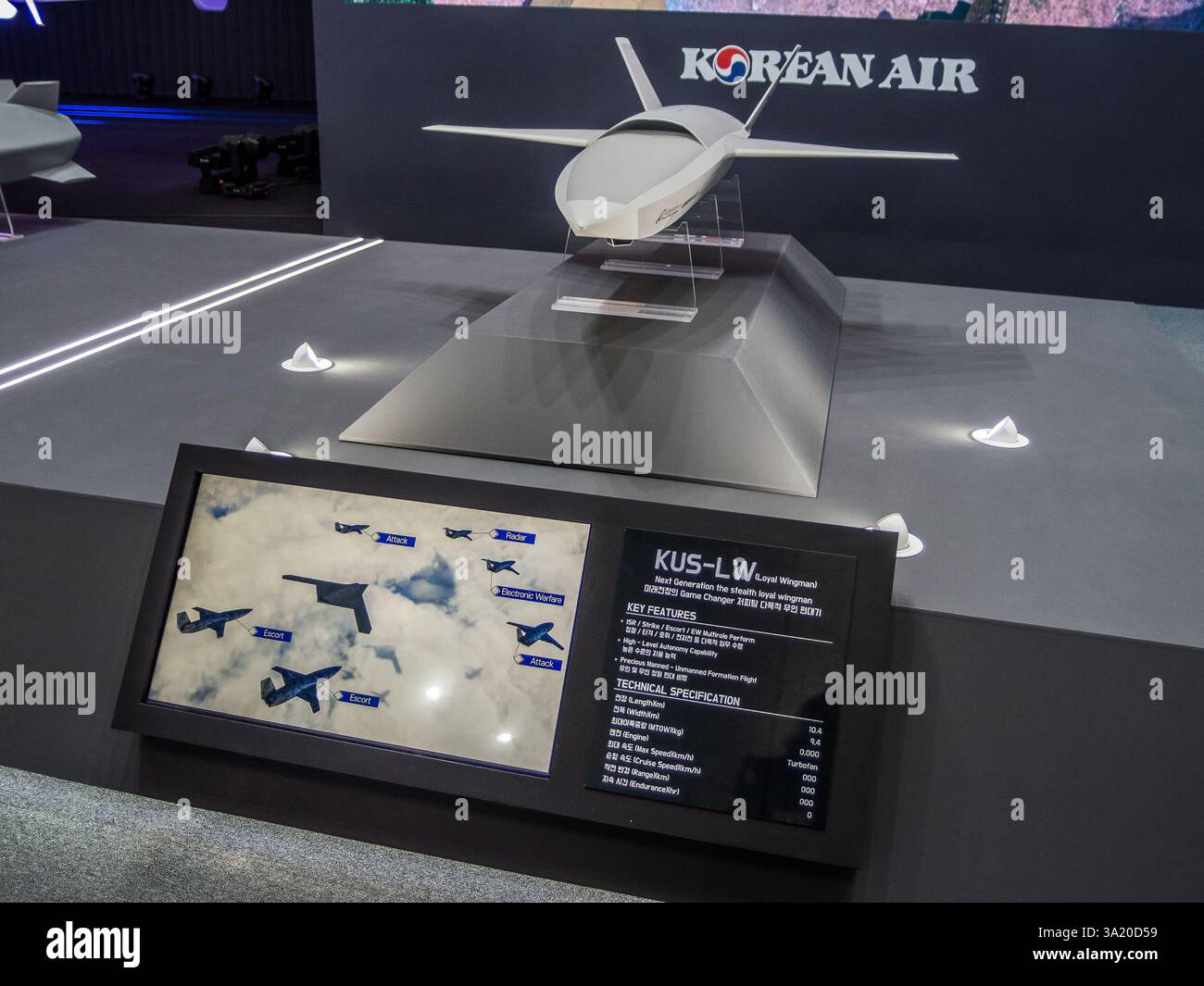 Busan, South Korea - 26. Feb.2025: Korean Air KUS-LW (Korean Air UAV ...