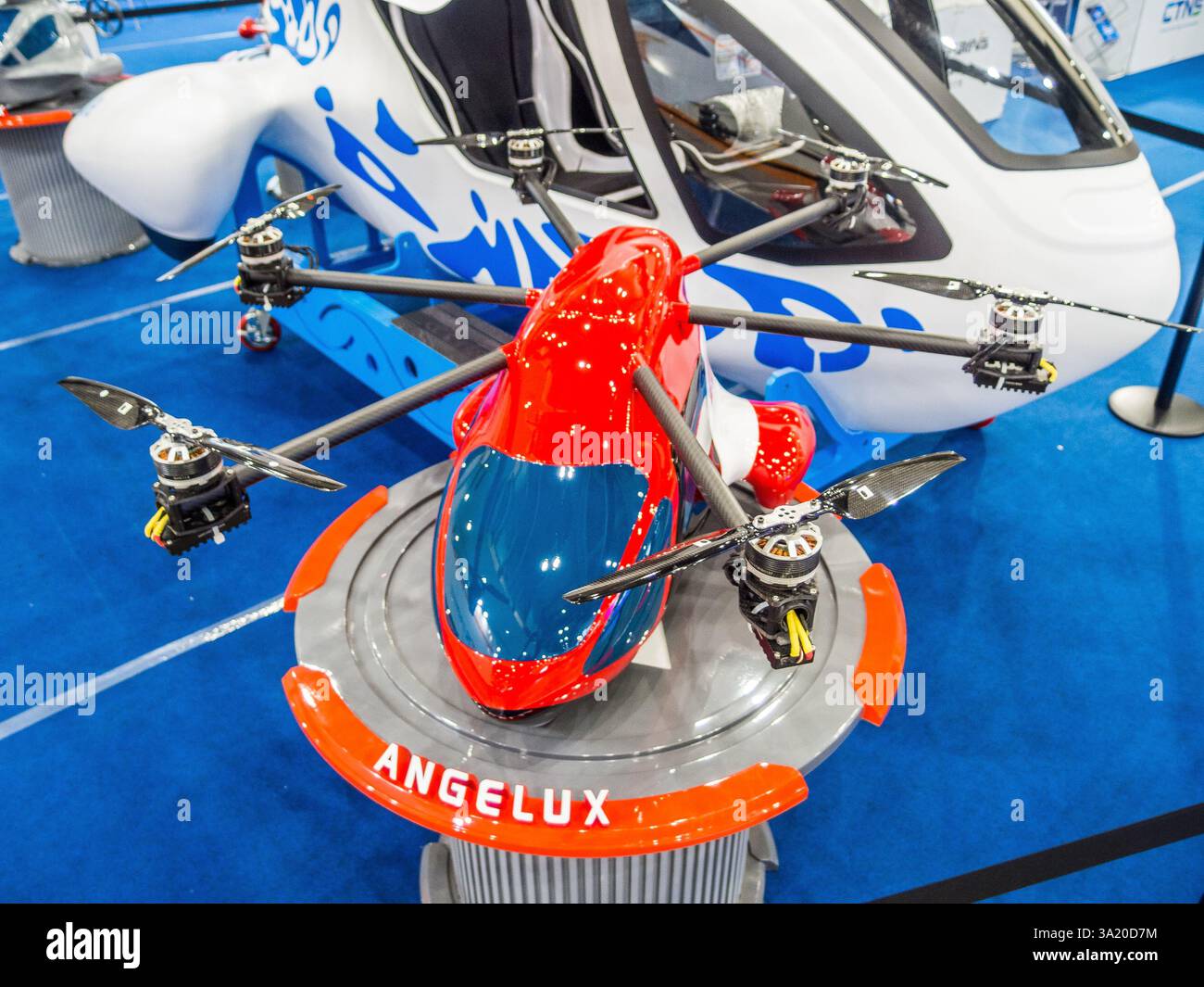 Busan, South Korea - 26. Feb.2025: Angelux eVTOL in DSK (Drone Show ...