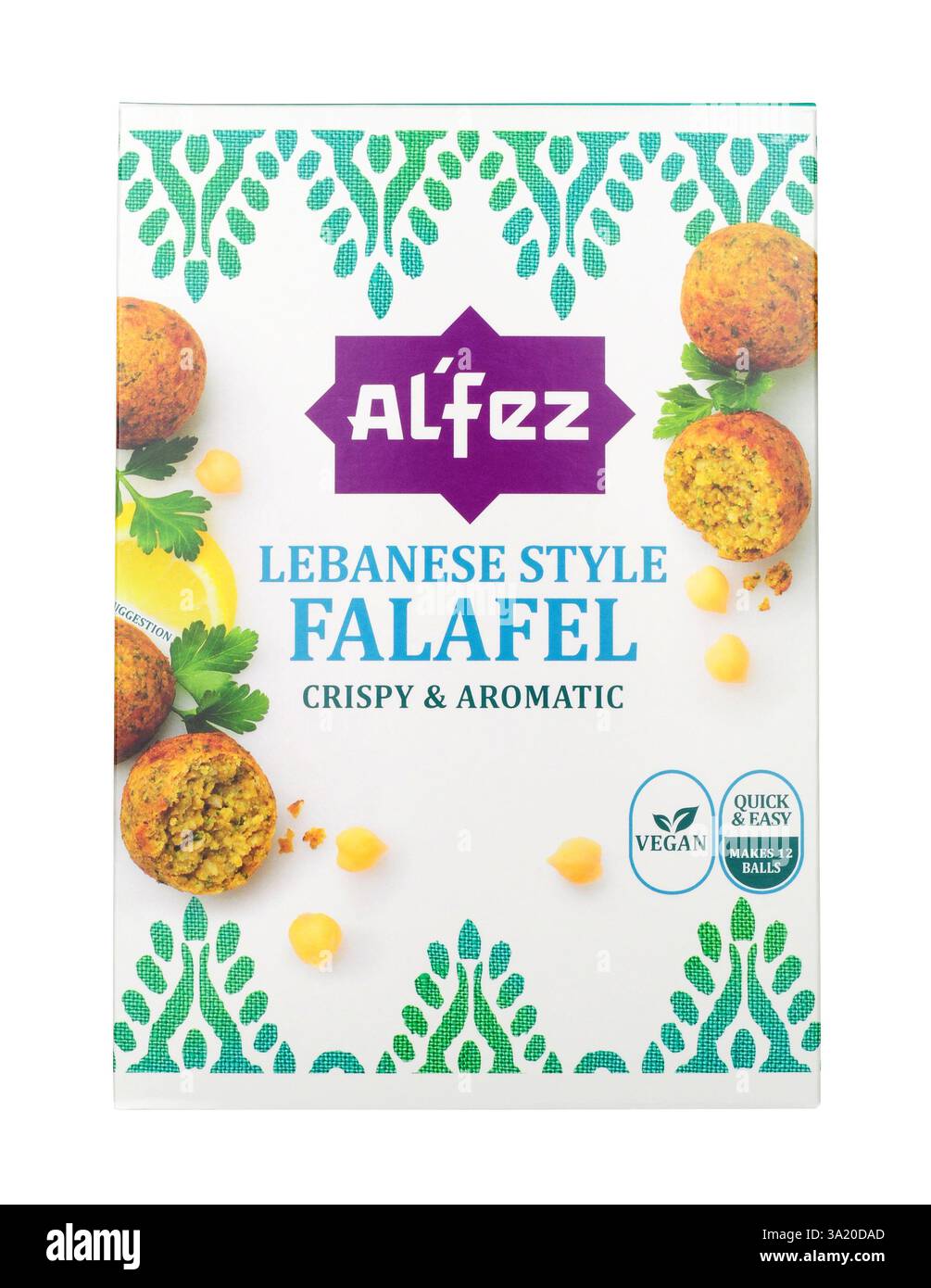 Alfez Lebanese style falafel mix with ground chickpeas, herbs and spice ...