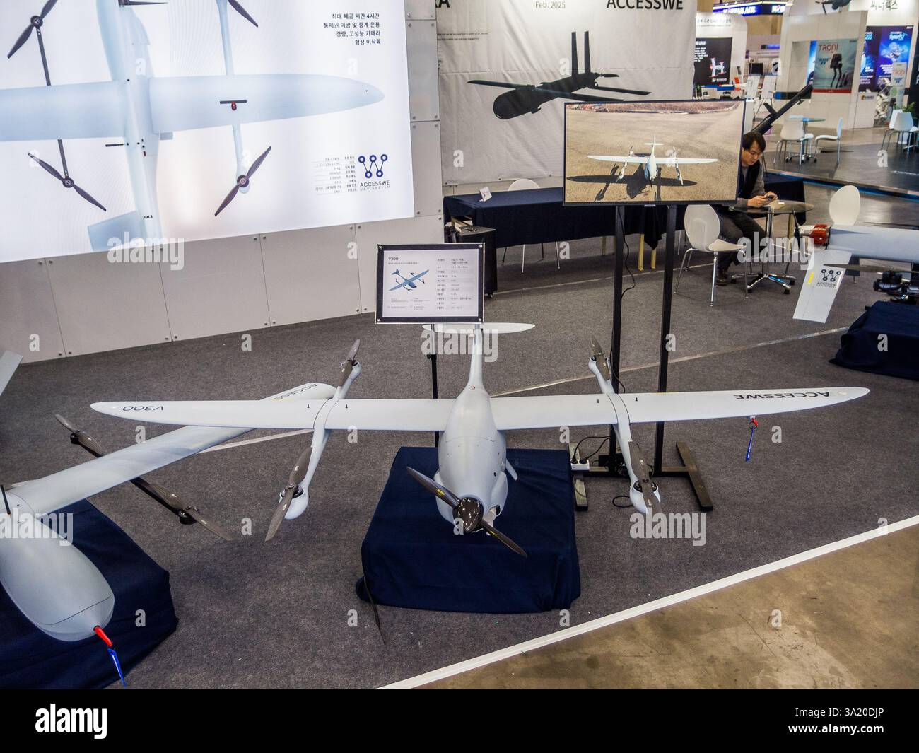 Busan, South Korea - 26. Feb.2025: Access We UAV System NEPTUNE V300 at ...