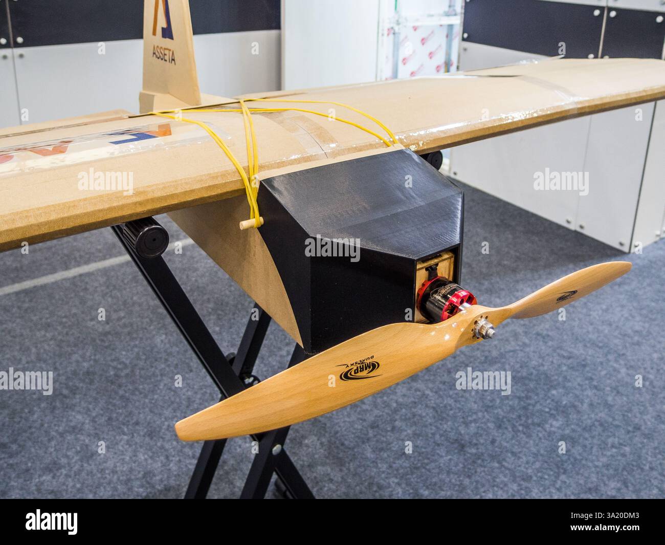 Busan, South Korea - 26. Feb.2025: ASSETTA AZ-KP-002 Cardbord Drone in ...
