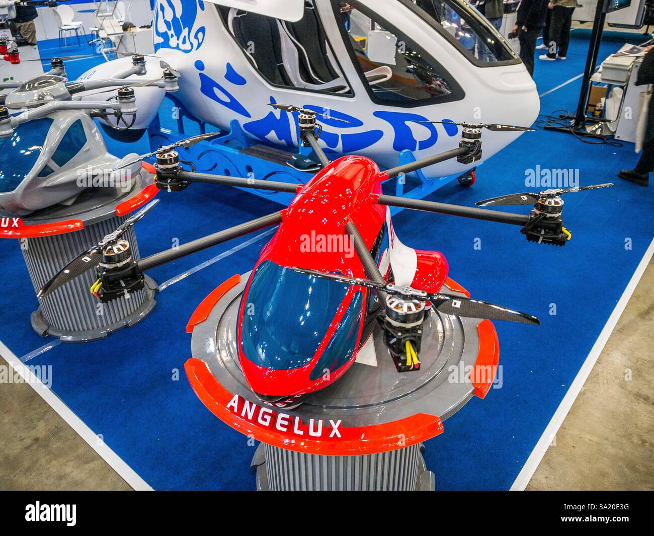 Busan, South Korea - 26. Feb.2025: Angelux eVTOL in DSK (Drone Show ...