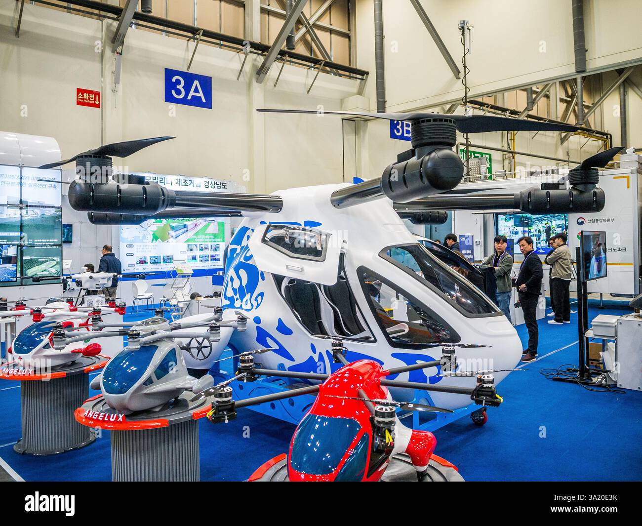 Busan, South Korea - 26. Feb.2025: Angelux eVTOL in DSK (Drone Show ...