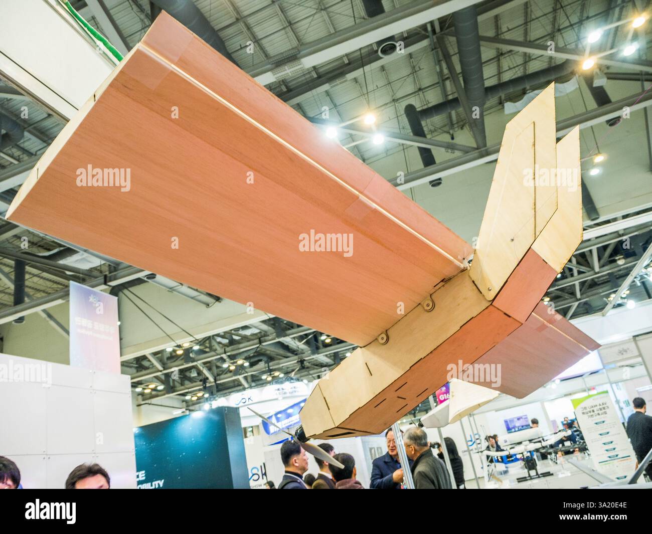 Busan, South Korea - 26. Feb.2025: AMSystem EZIE disposable drone at ...