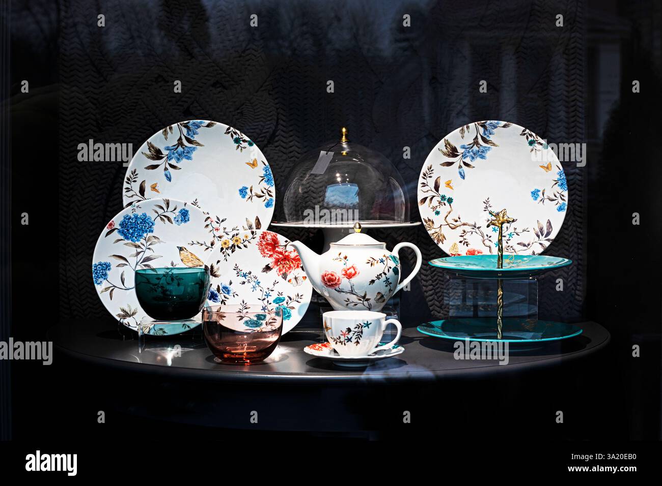 Beautiful ceramic plates on hi-res stock photography and images - Alamy