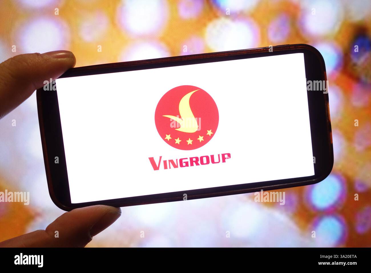 Poland. 8th Mar, 2025. In this photo illustration, the Vingroup JSC ...