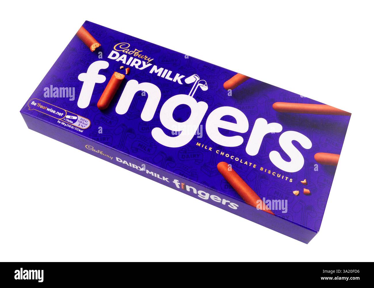 Cadbury dairy milk chocolate fingers biscuits in a 114g box Stock Photo ...