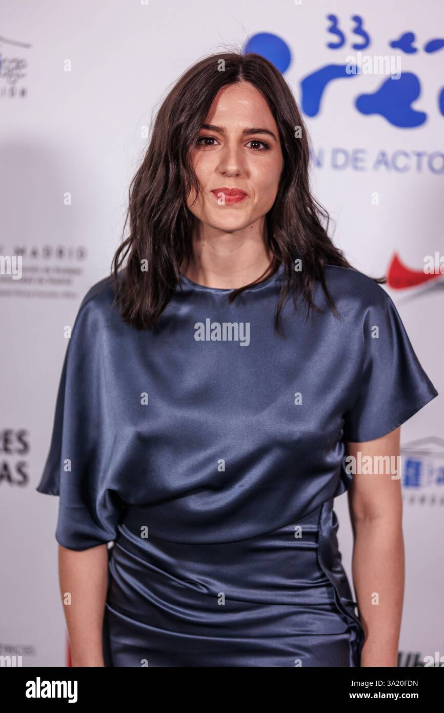 Madrid, Spain. 10th Mar, 2025. Marina Salas attends the red carpet of ...