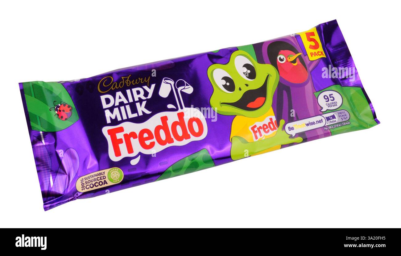 Cadbury dairy milk chocolate Freddo bars in a 90g multi pack containing ...