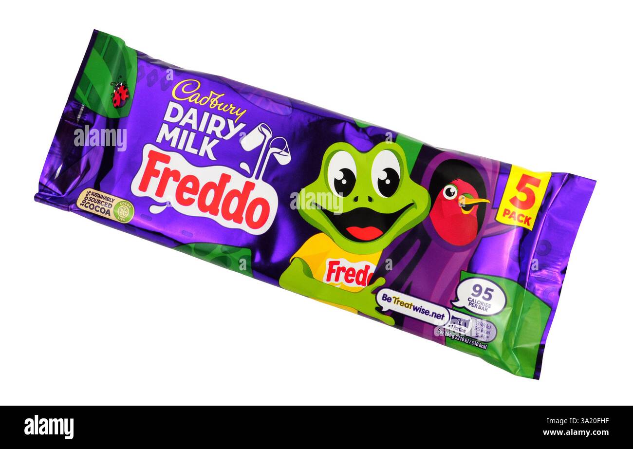 Cadbury dairy milk chocolate Freddo bars in a 90g multi pack containing ...