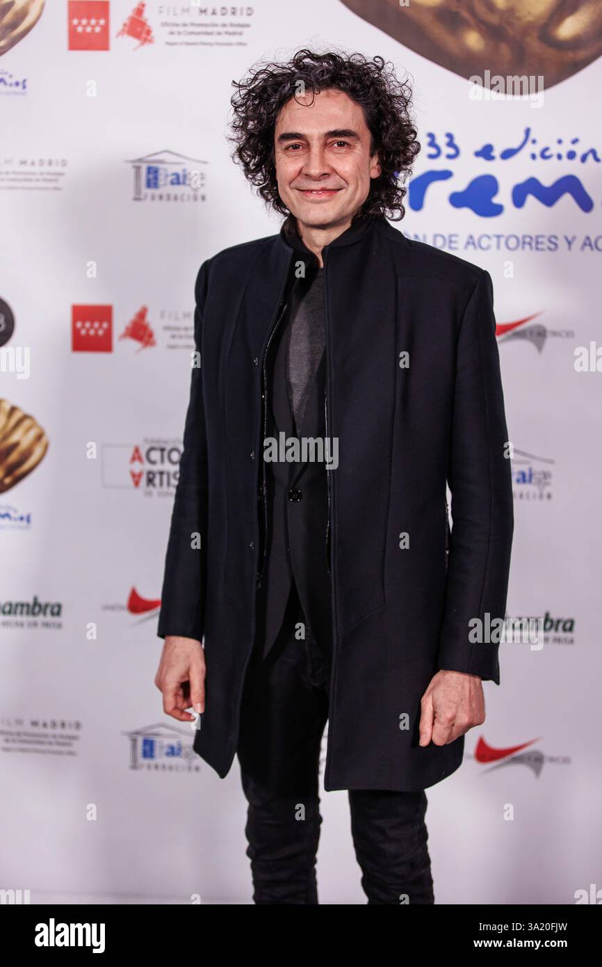 Madrid, Spain. 10th Mar, 2025. José Manuel Seda attends the red carpet ...