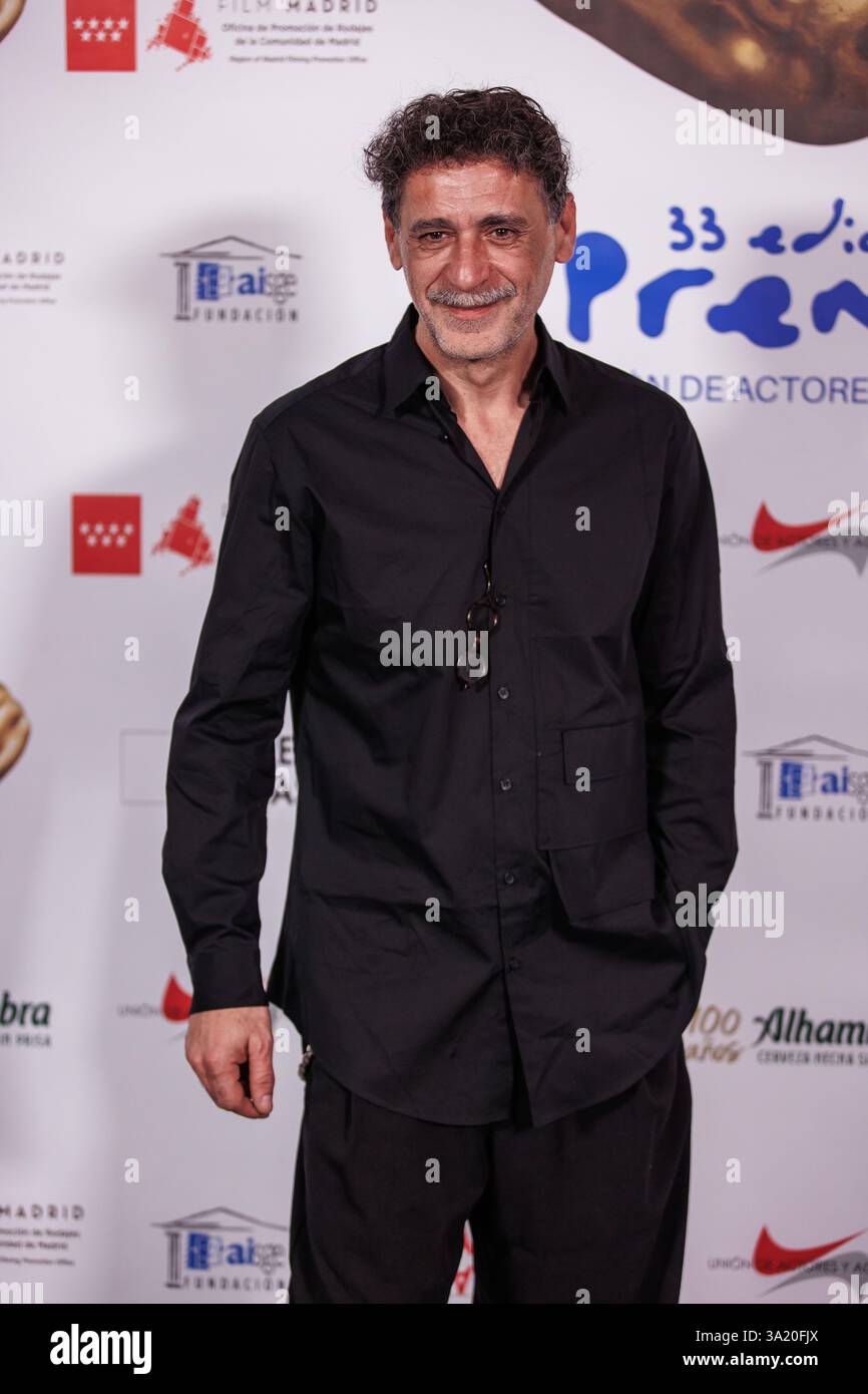 Madrid, Spain. 10th Mar, 2025. Nacho Fresneda attends the red carpet of ...