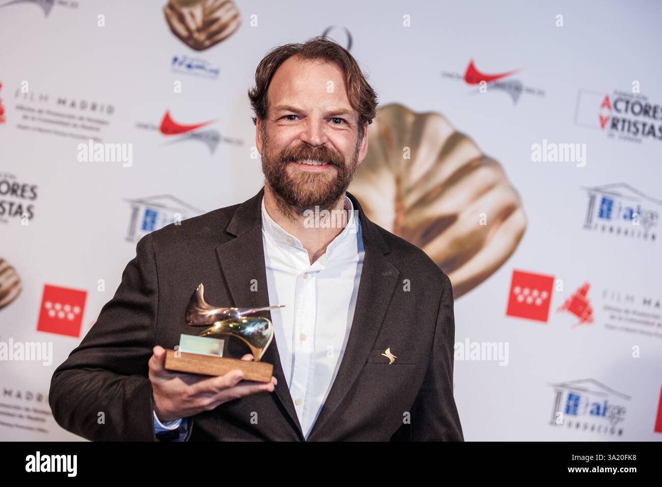 Madrid, Spain. 10th Mar, 2025. Fran Cantos holds the Best Supporting ...