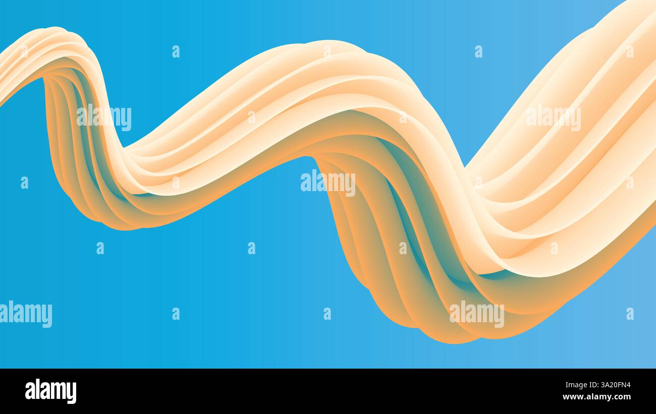 Abstract Fluid yellow and green color wave background. flow liquid lines design Stock Vector ...