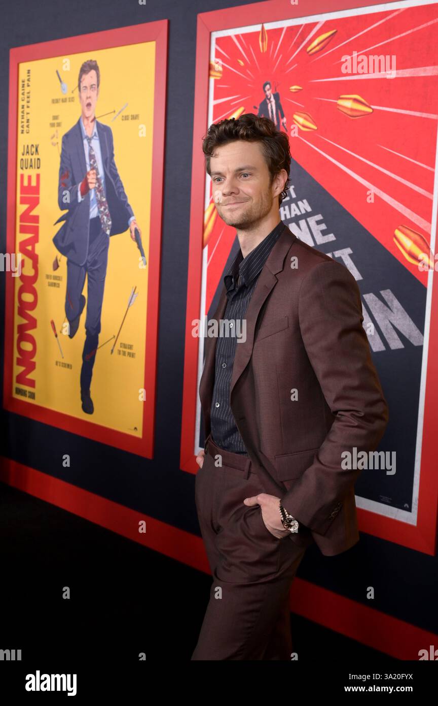 Los Angeles, USA. 10th Mar, 2025. Los Angeles, CA. 02MAR2025: Jack ...