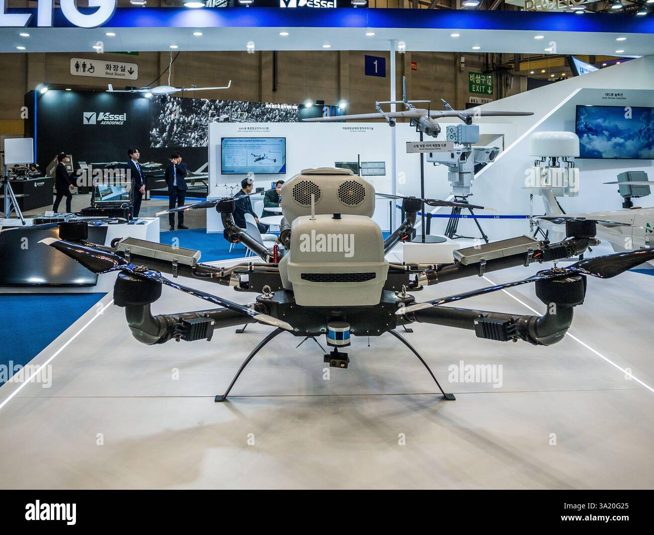 Busan, South Korea - 26. Feb.2025: Poongsan MFU-I (Fixed Wing Drone ...