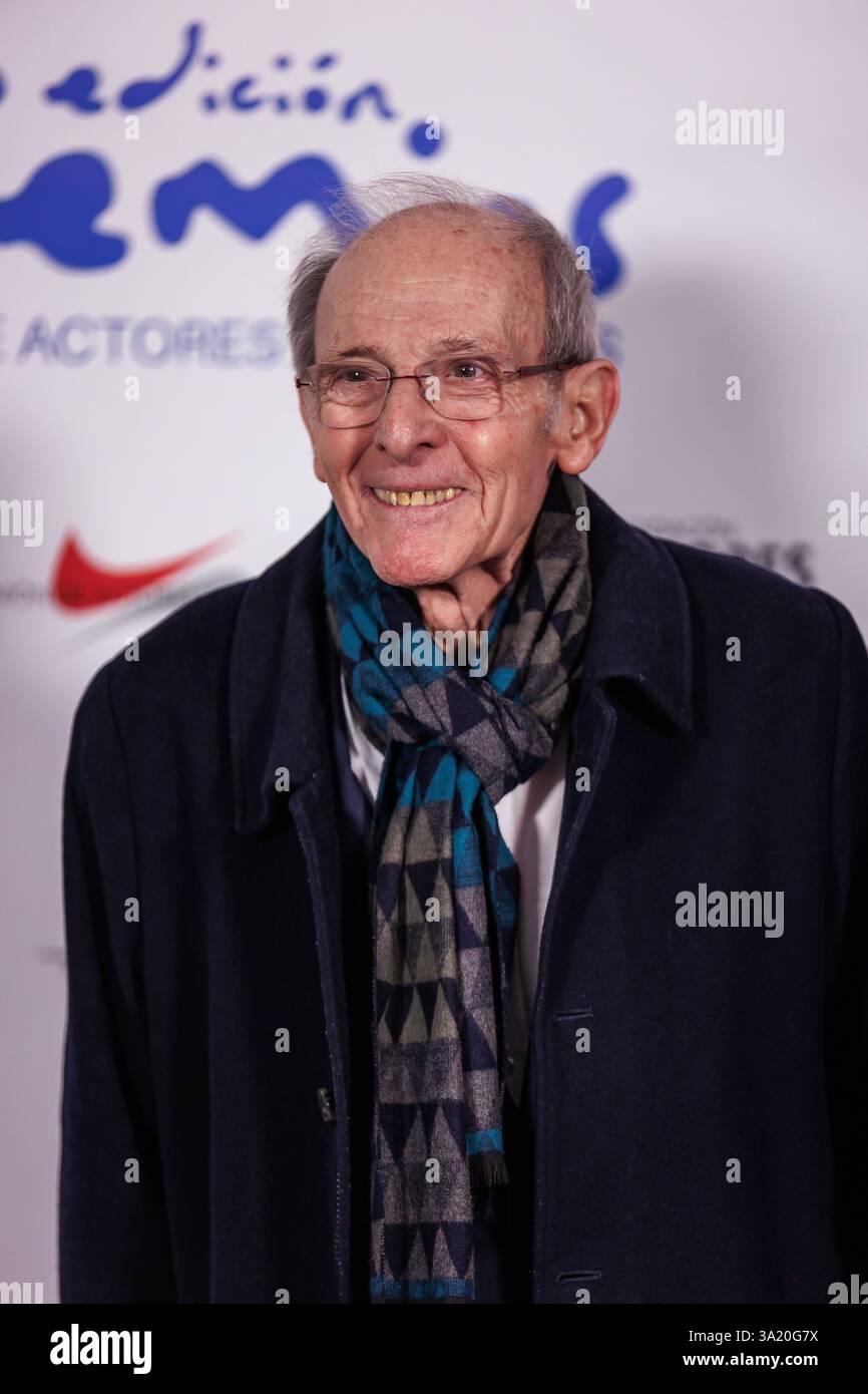 Madrid, Spain. 10th Mar, 2025. Emilio Gutiérrez Caba attends the red ...