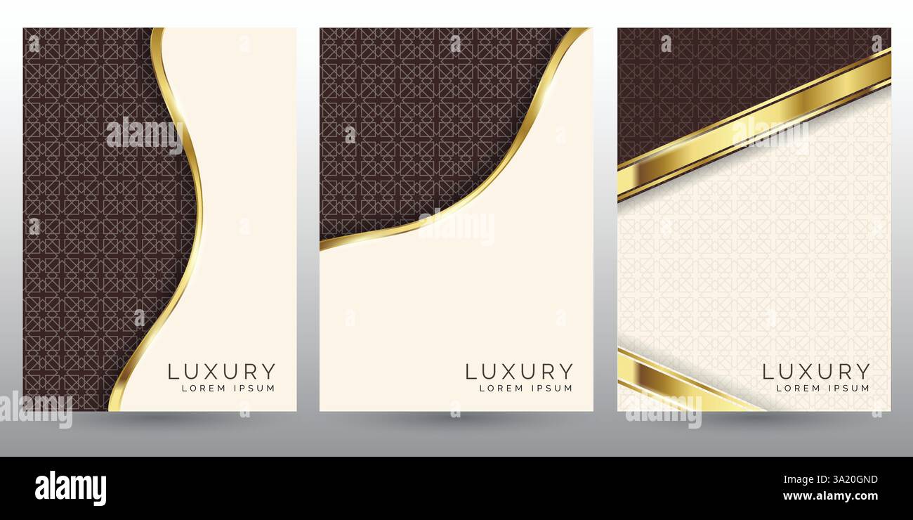 Premium gold background card Stock Vector Images - Alamy
