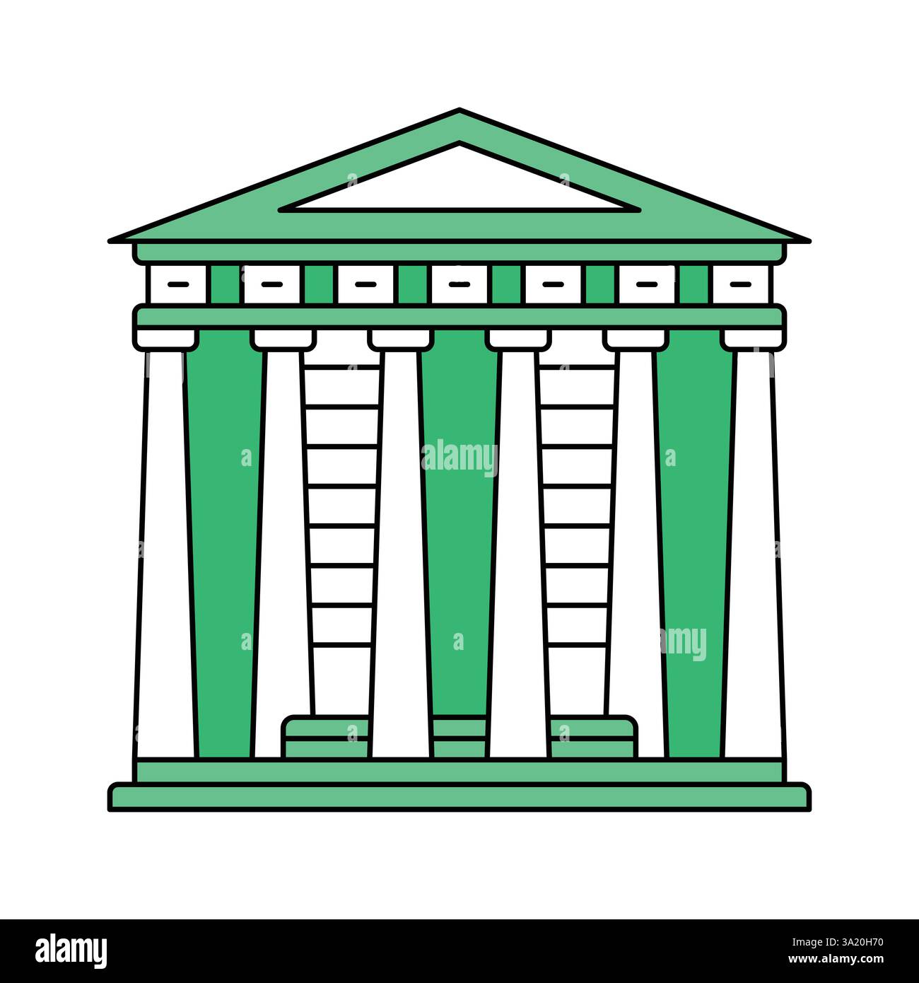 Modern tower greece Stock Vector Images - Alamy