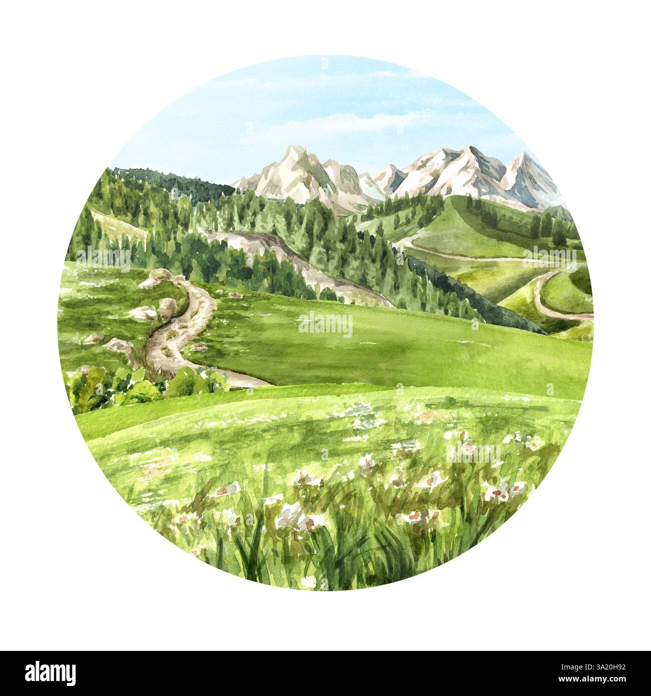 Chalet in the bavarian alps bavaria Cut Out Stock Images & Pictures - Alamy