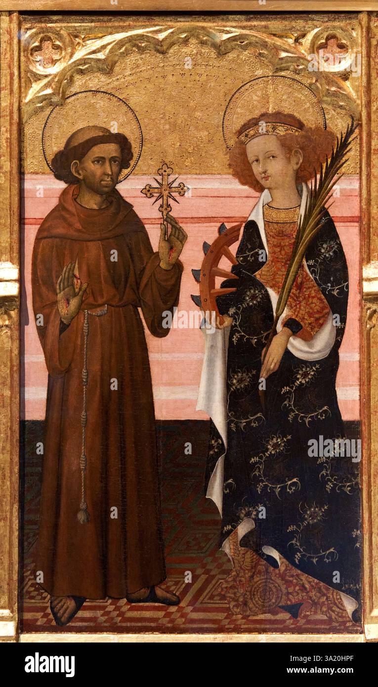 San Francisco de Asís y santa Catalina de Alejandría, Saint Francis of ...