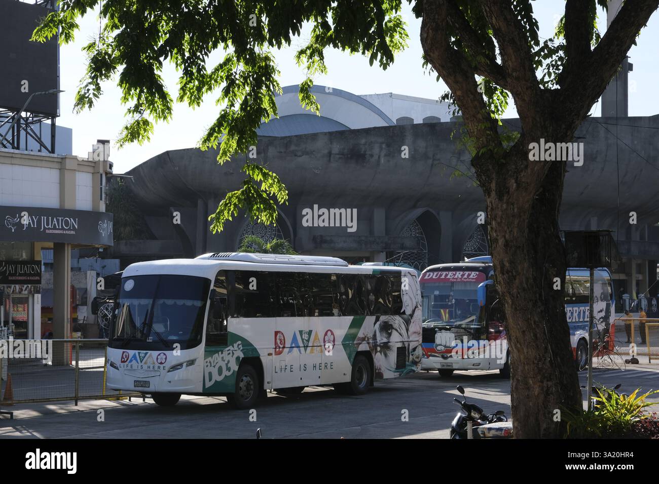 Davao City public transport featuring the 'Life is Here' bus ...