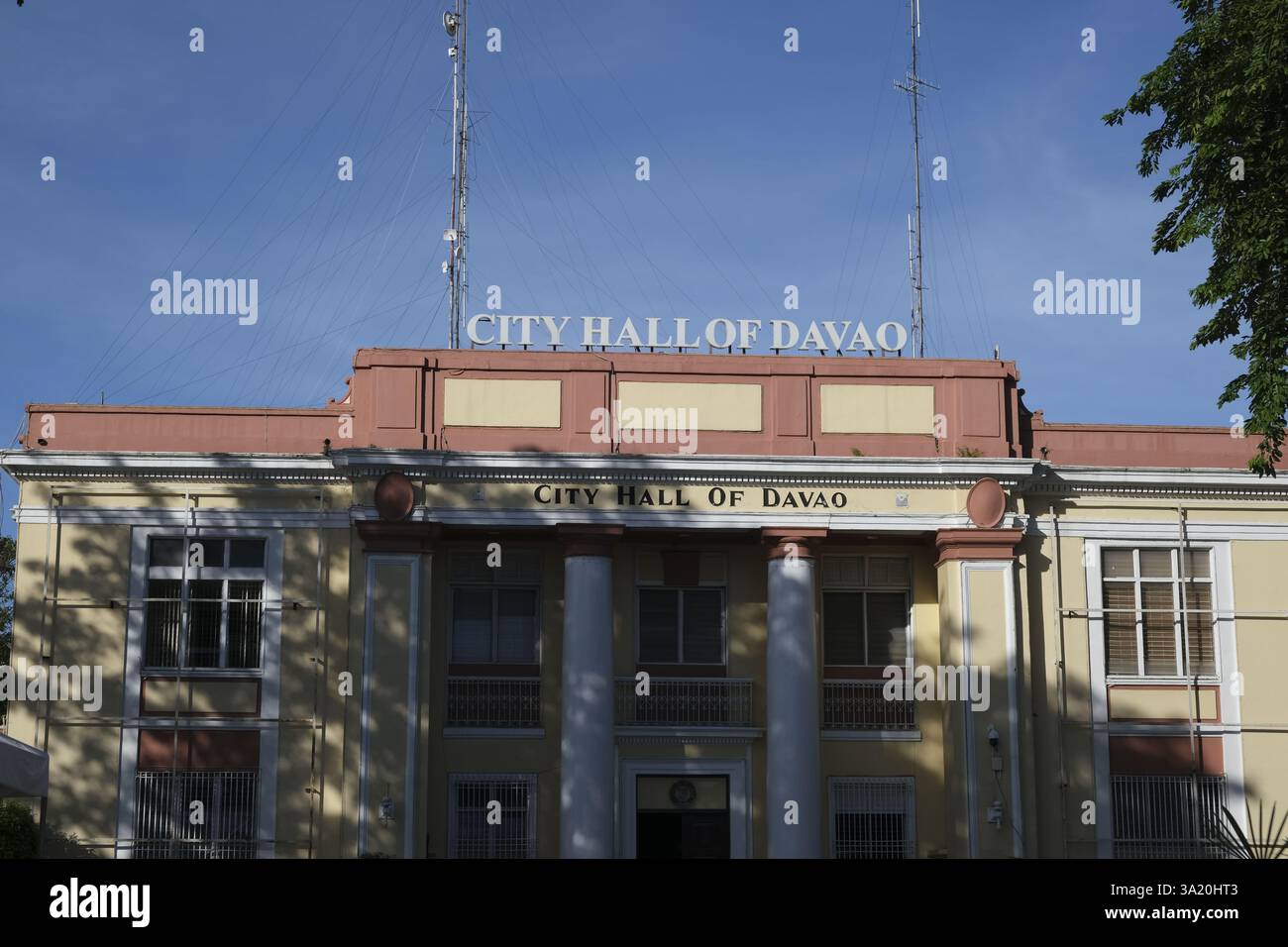 Davao City Hall, a historic government building serving as the administrative center of Davao ...