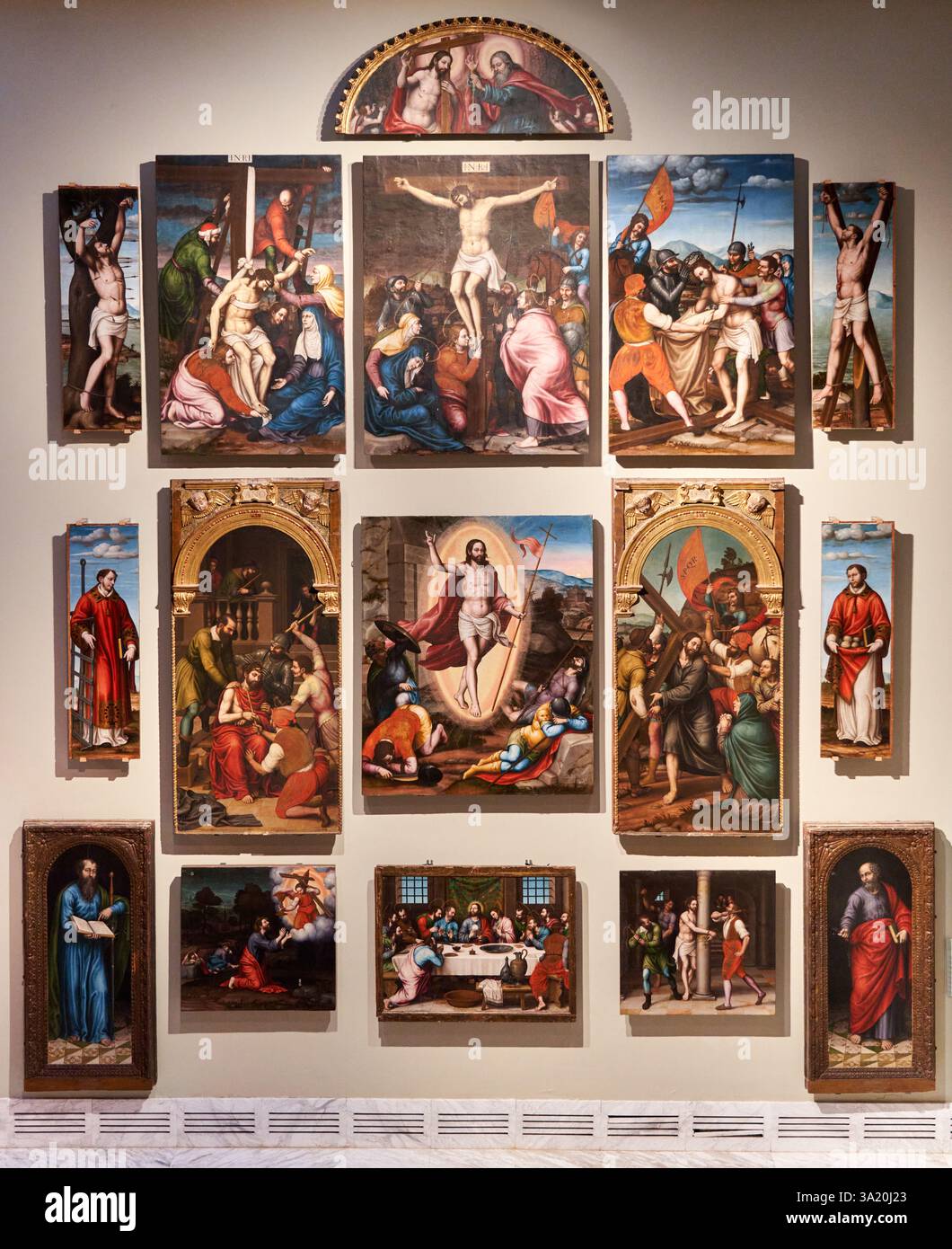 Retablo mayor de la iglesia del monasterio, San Jerónimo de Cotalba ...