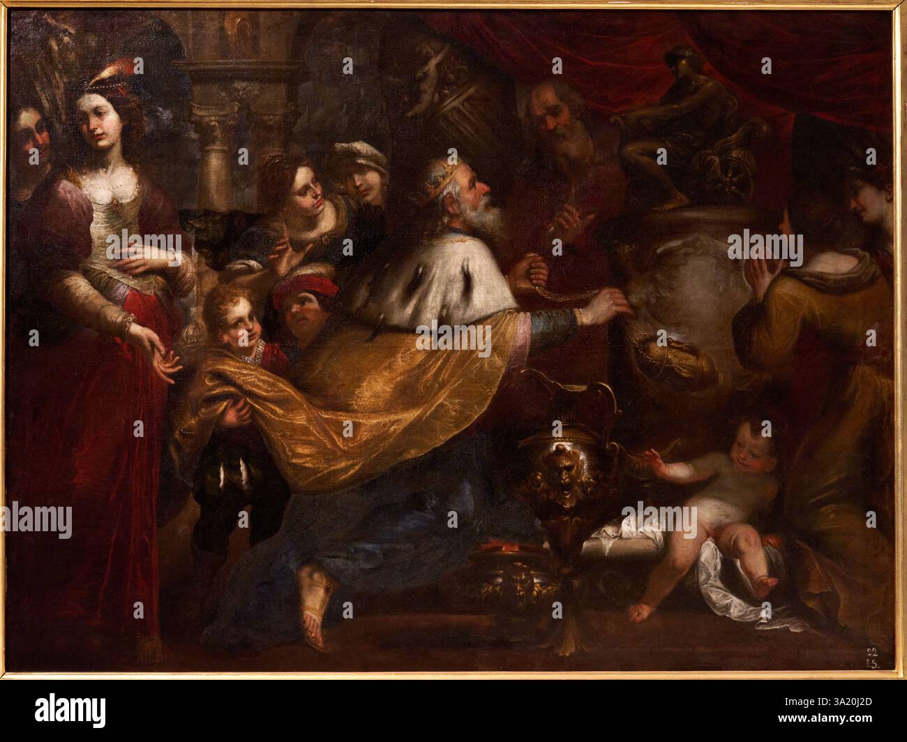 Idolatría de Salomón, Idolatry of Solomon, Oil on canvas, VALERIO ...