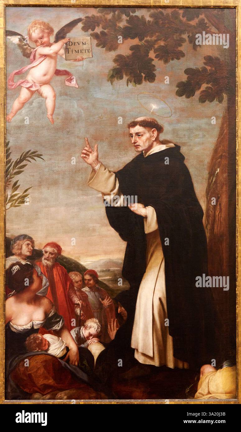 Predicación de san Vicente Ferrer, ALONSO CANO (I601-1667), Óleo sobre ...