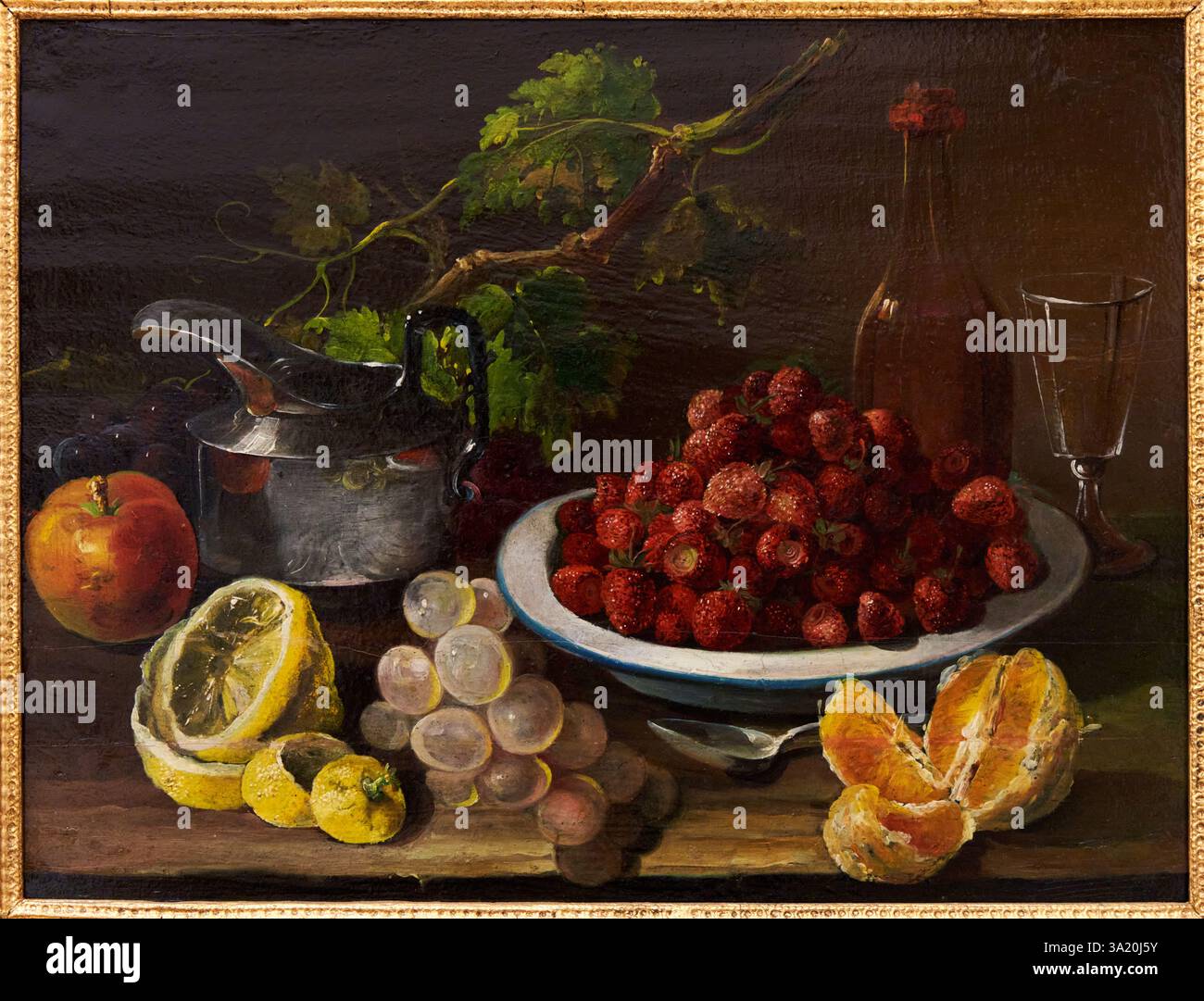 Bodegón, still life, JOSÉ FELIPE PARRA (1824-1868), Museo de Bellas ...