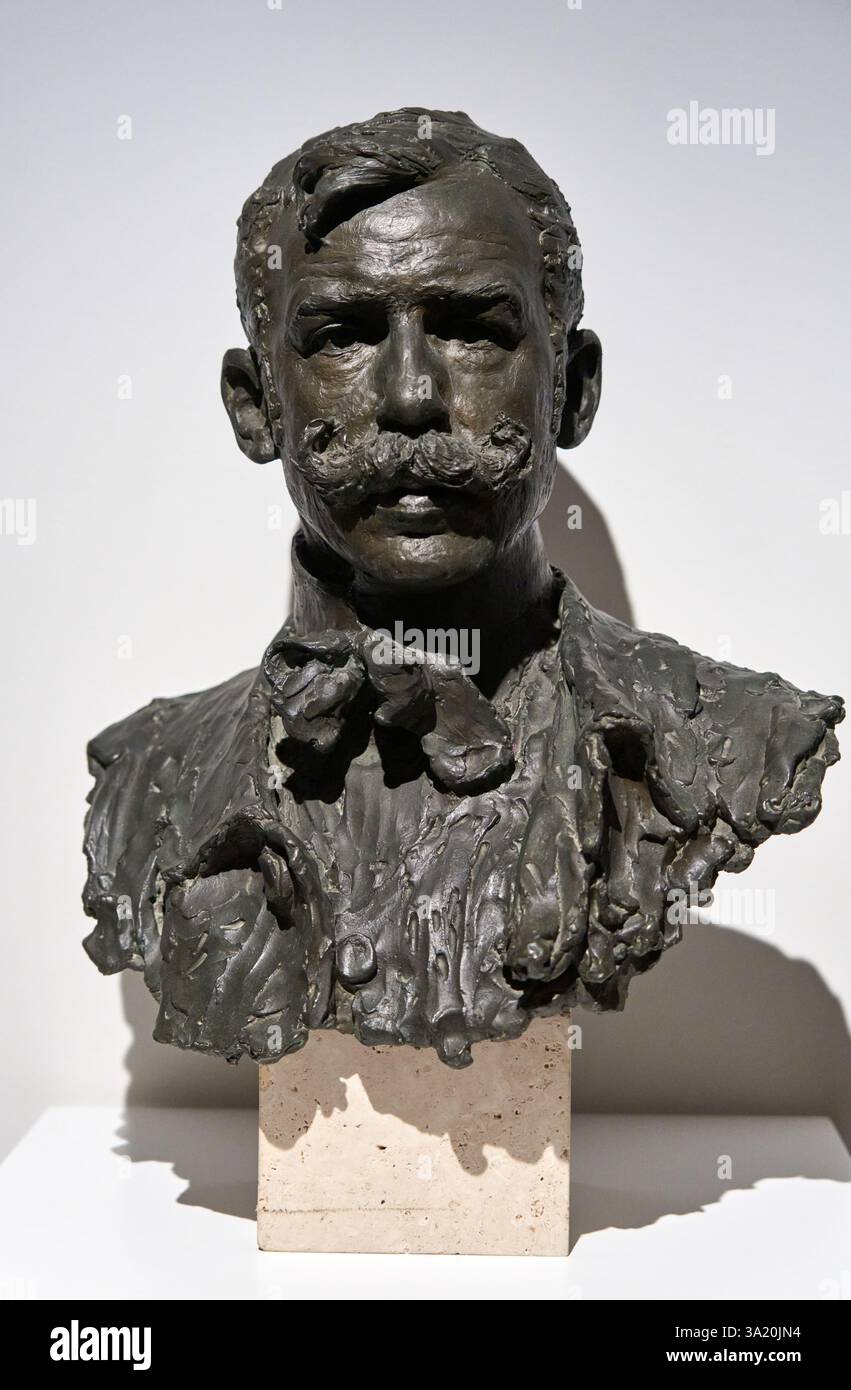 Self-portrait, ca. 1900, Bronze, Mariano Benlliure Gil (1862-1947 ...