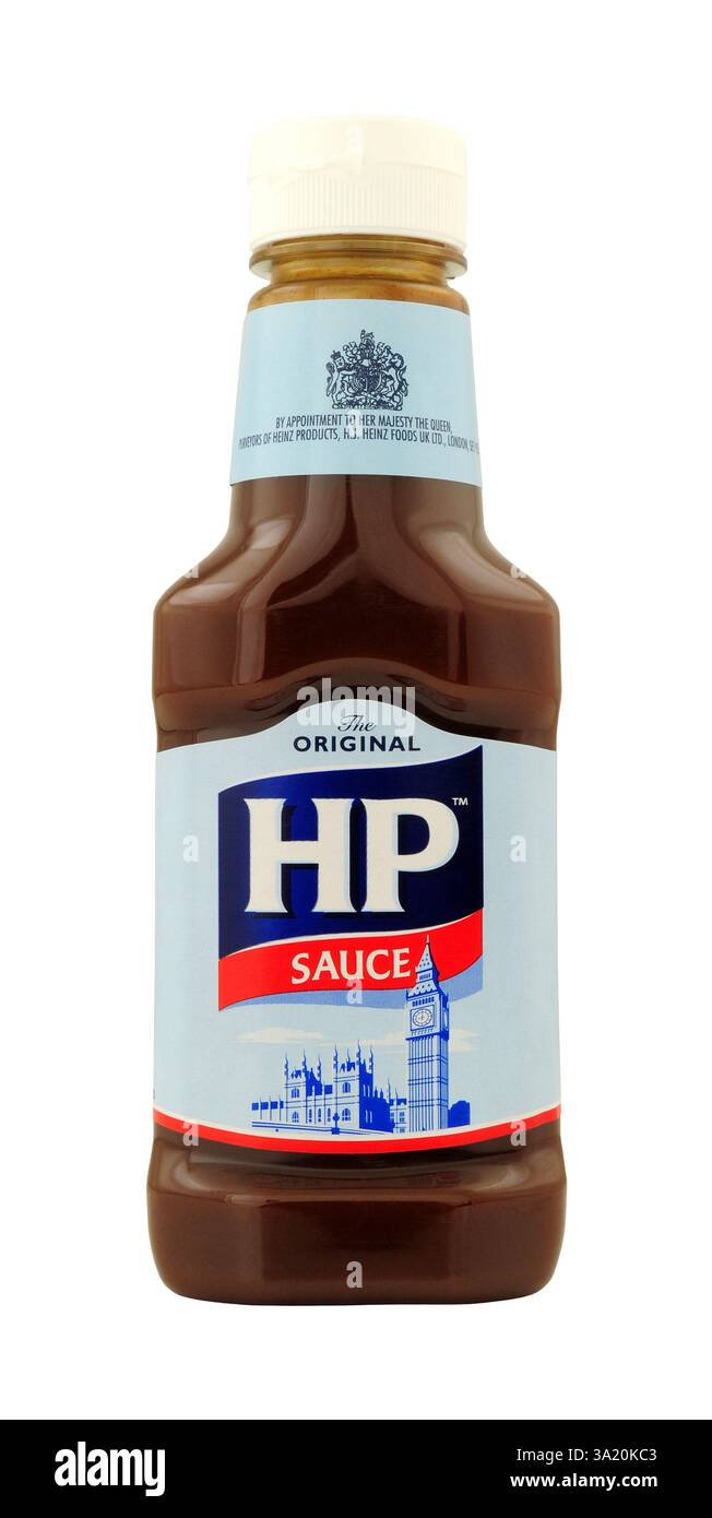 HP original brown sauce in a 285g plastic squeeze bottle. HP sauce was ...