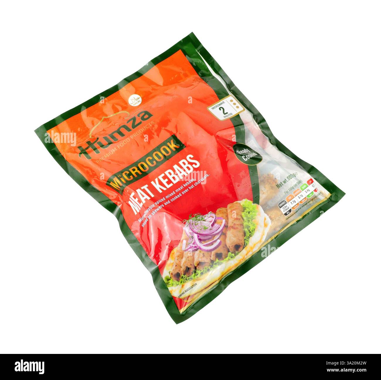 Humza microcook frozen meat kebabs, microwavable spiced mixed meat ...