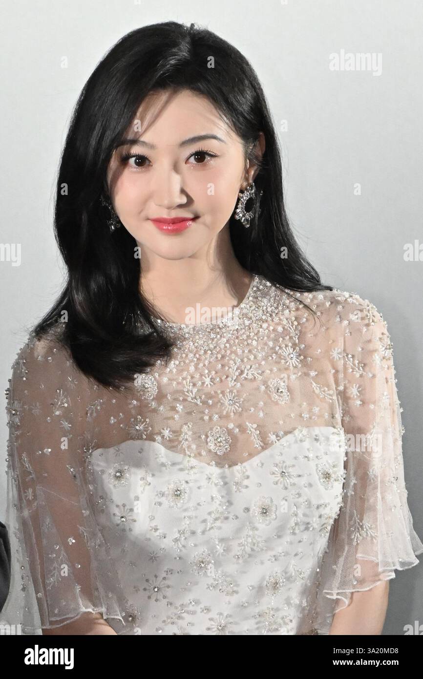 Chinese actress Jing Tian attends an activity in Beijing, China, 7 ...